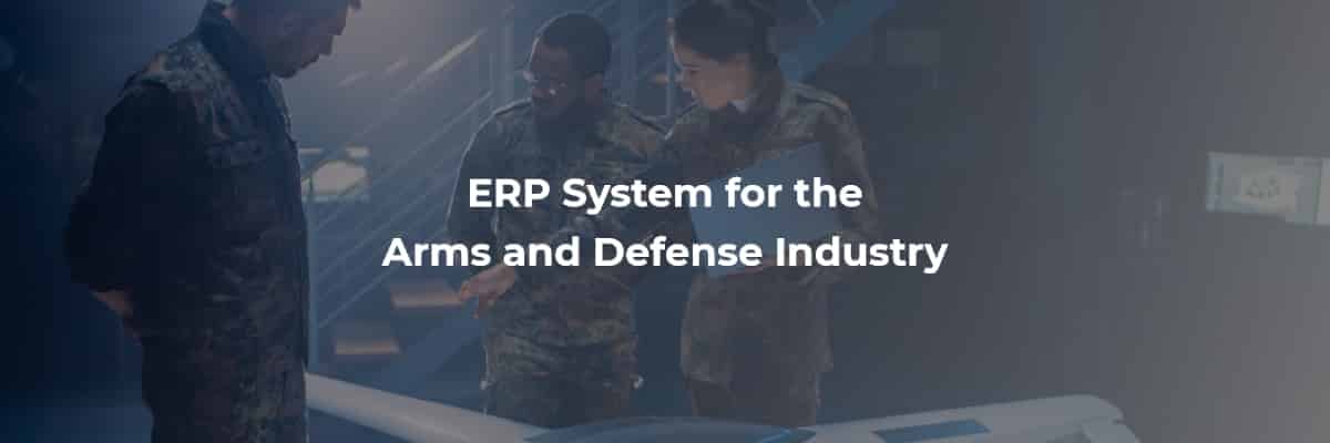 Arms and Defense ERP. ERP for arms manufacturing & ITAR Compliance