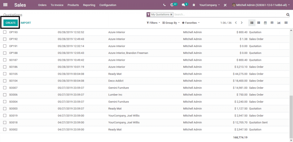 A simple step by step guide to Odoo Sales Management App
